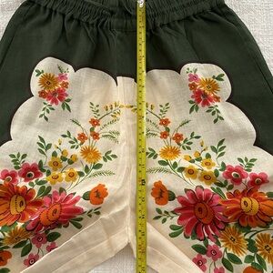 Alémais | Tops | Alemais Elisabetta Floralprint Linen Shirt And Pants ...